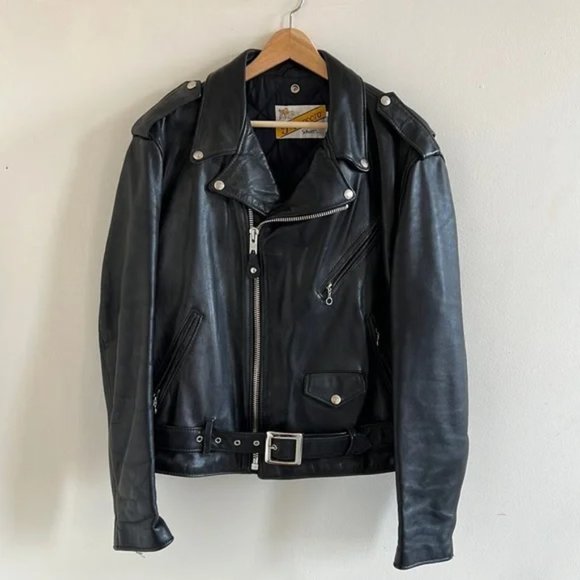 Schott NYC | Jackets & Coats | Mens Classic Perfecto Leather Motorcycle ...